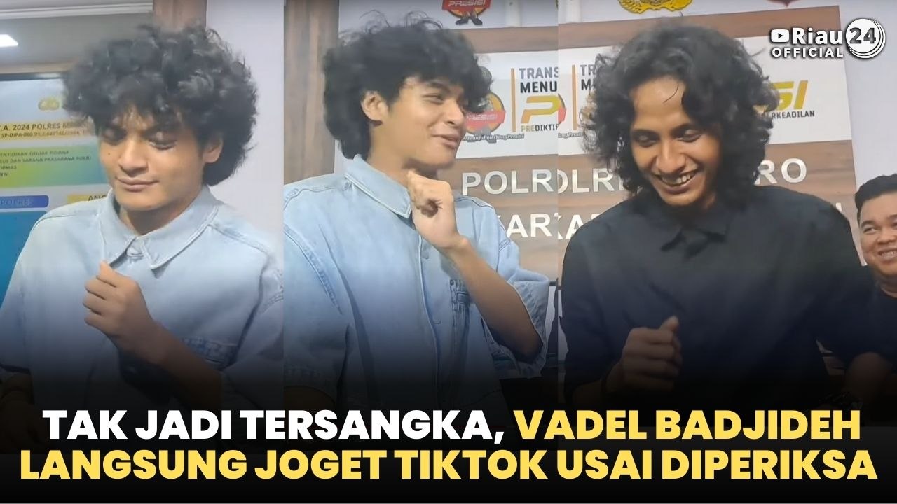 Tak Jadi Tersangka, Vadel Badjideh Langsung Joget TikTok Usai Diperiksa ...