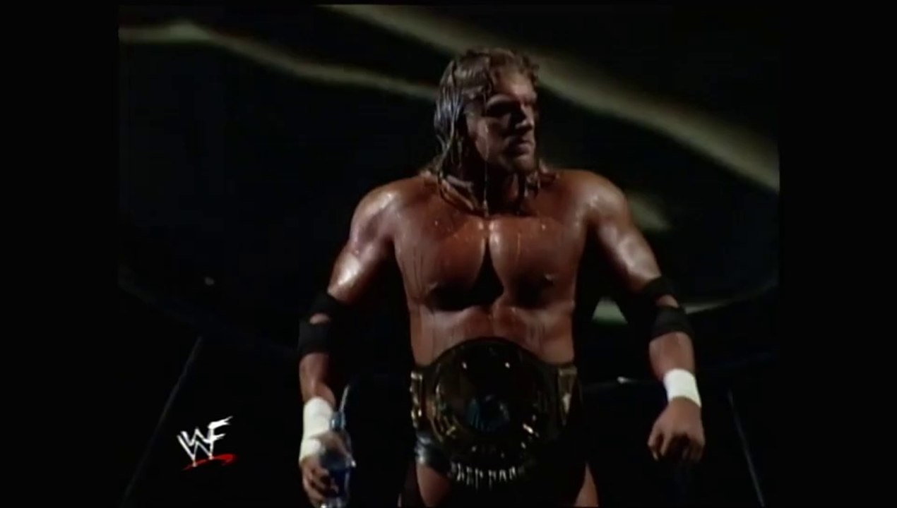 Triple H vs The Rock vs The Big Show WWF Title Triple Threat Match ...