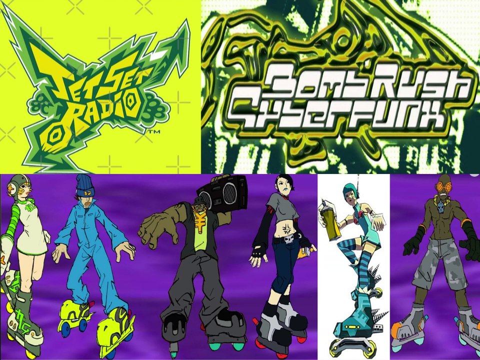 Jet Set Radio & Bomb Rush Cyberfunk - video Dailymotion