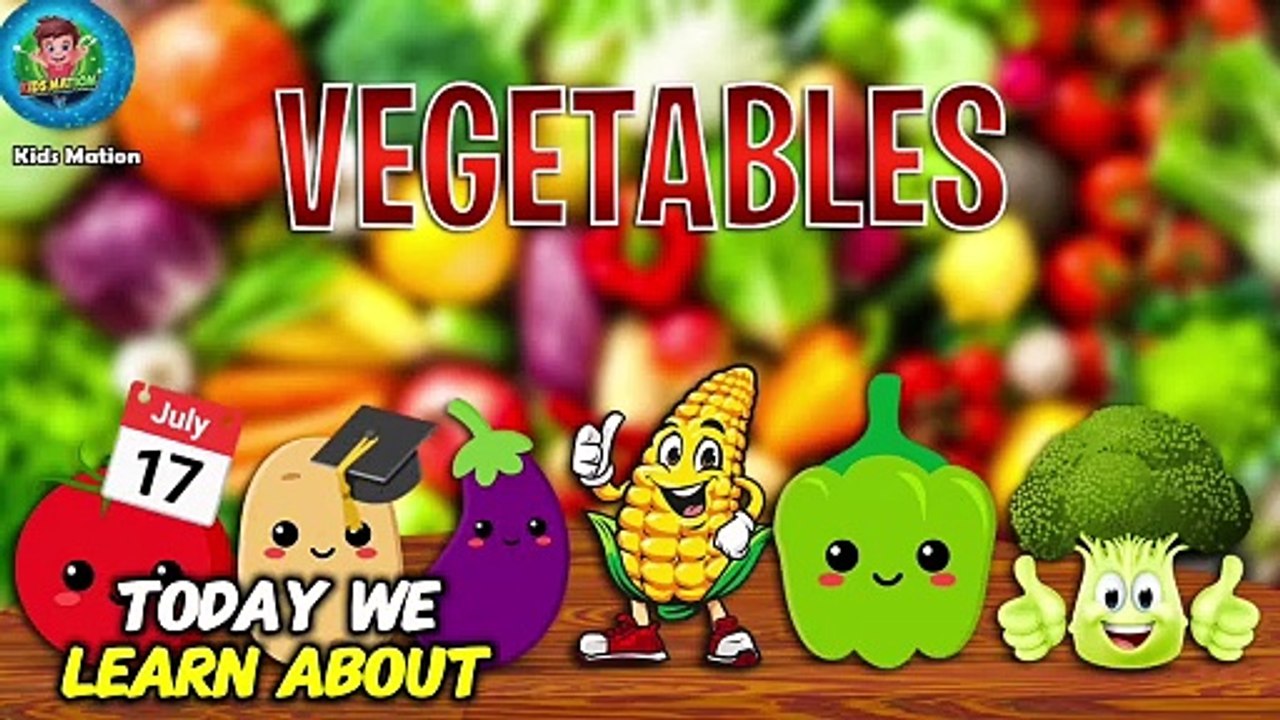 EducationalVideos for kids| vegetables name in English |Vegetables for ...