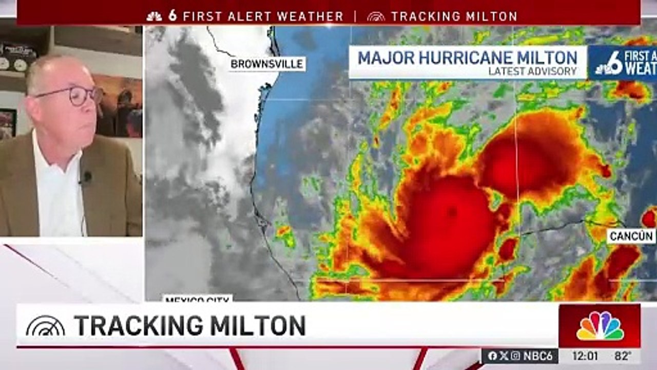 Weather reporter breaks down while describing the power of Hurricane ...