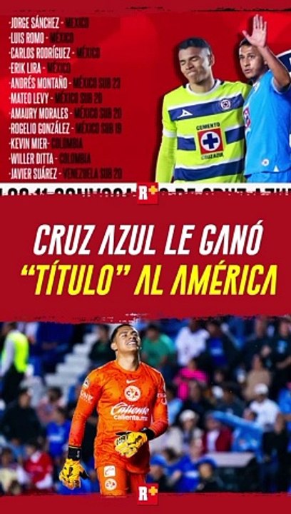 Cruz Azul le GANÓ este 'TÍTULO' al America este Torneo - Vídeo Dailymotion