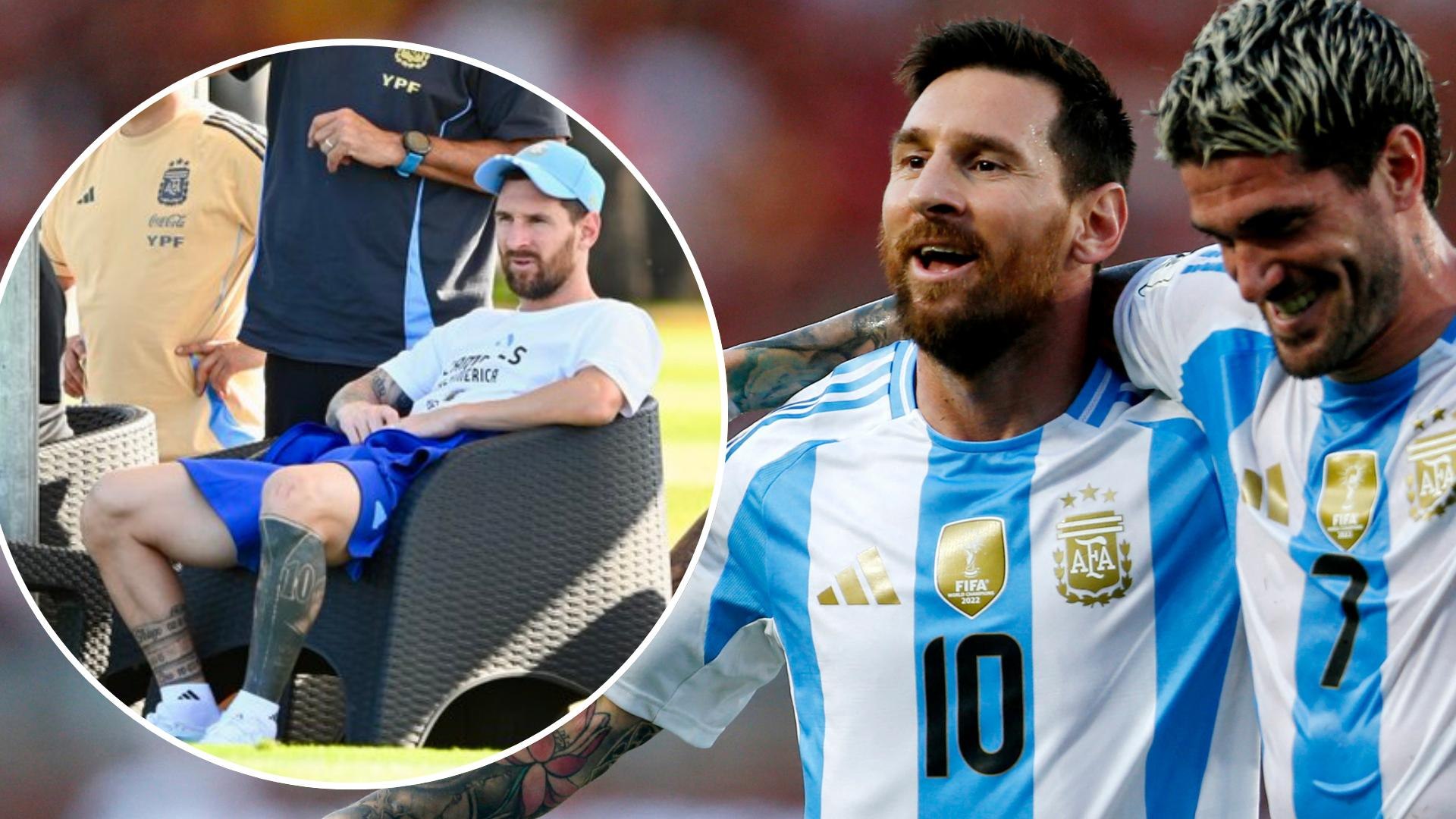 (FOTOS) Lo que hizo Messi recién llegó a Argentina para el partido ...