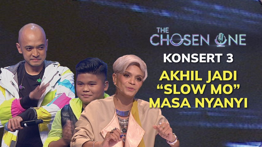 TIBA-TIBA Akhil jadi “SLOW MO” masa nyanyi! | The Chosen One Musim Ke-2 | Konsert 3 | Gempak
