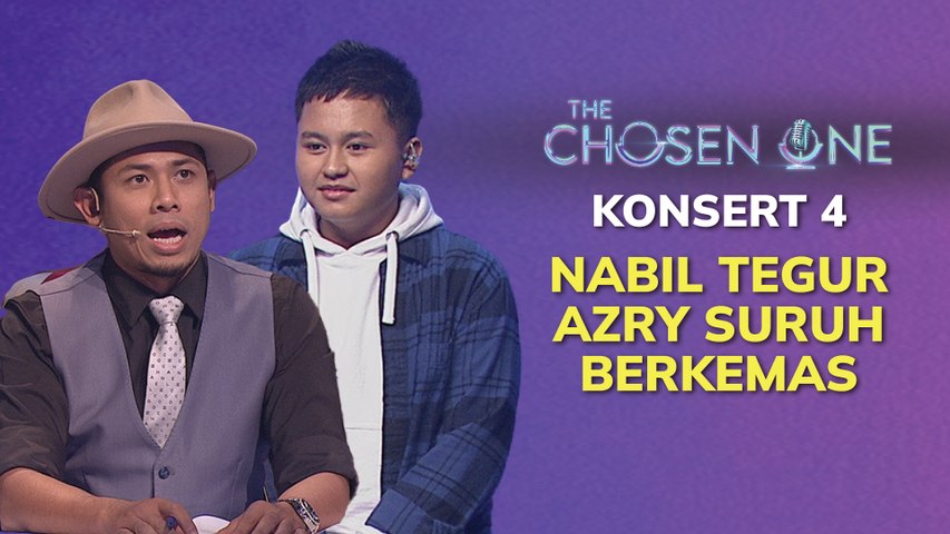 Nabil tegur Azry suruh sentiasa berkemas | The Chosen One Musim Ke-2 | Konsert 4 | Gempak