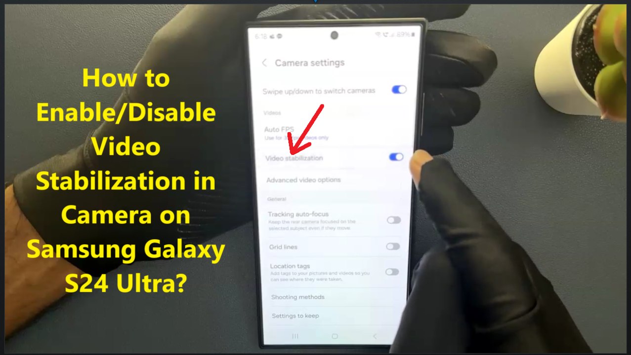 How to Enable/Disable Video Stabilization in Camera on Samsung Galaxy S24 Ultra? - video Dailymotion