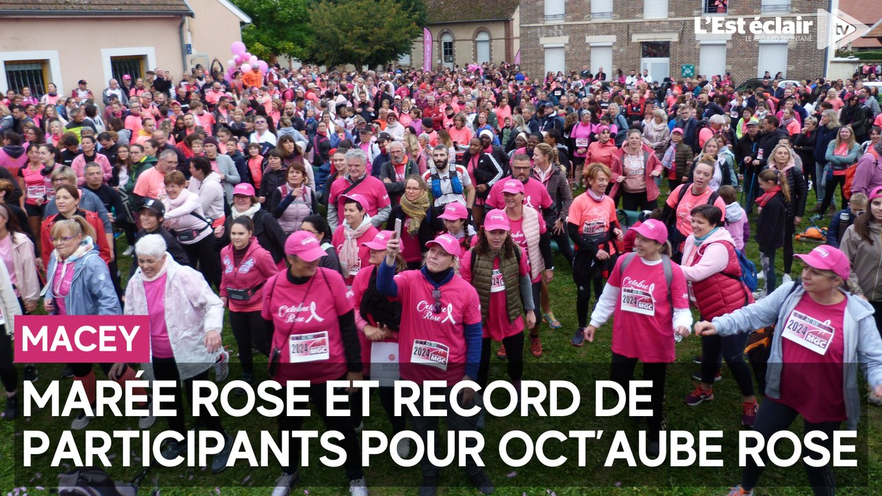 2 500 personnes habillées en rose à Macey pour Oct'Aube rose - Vidéo ...