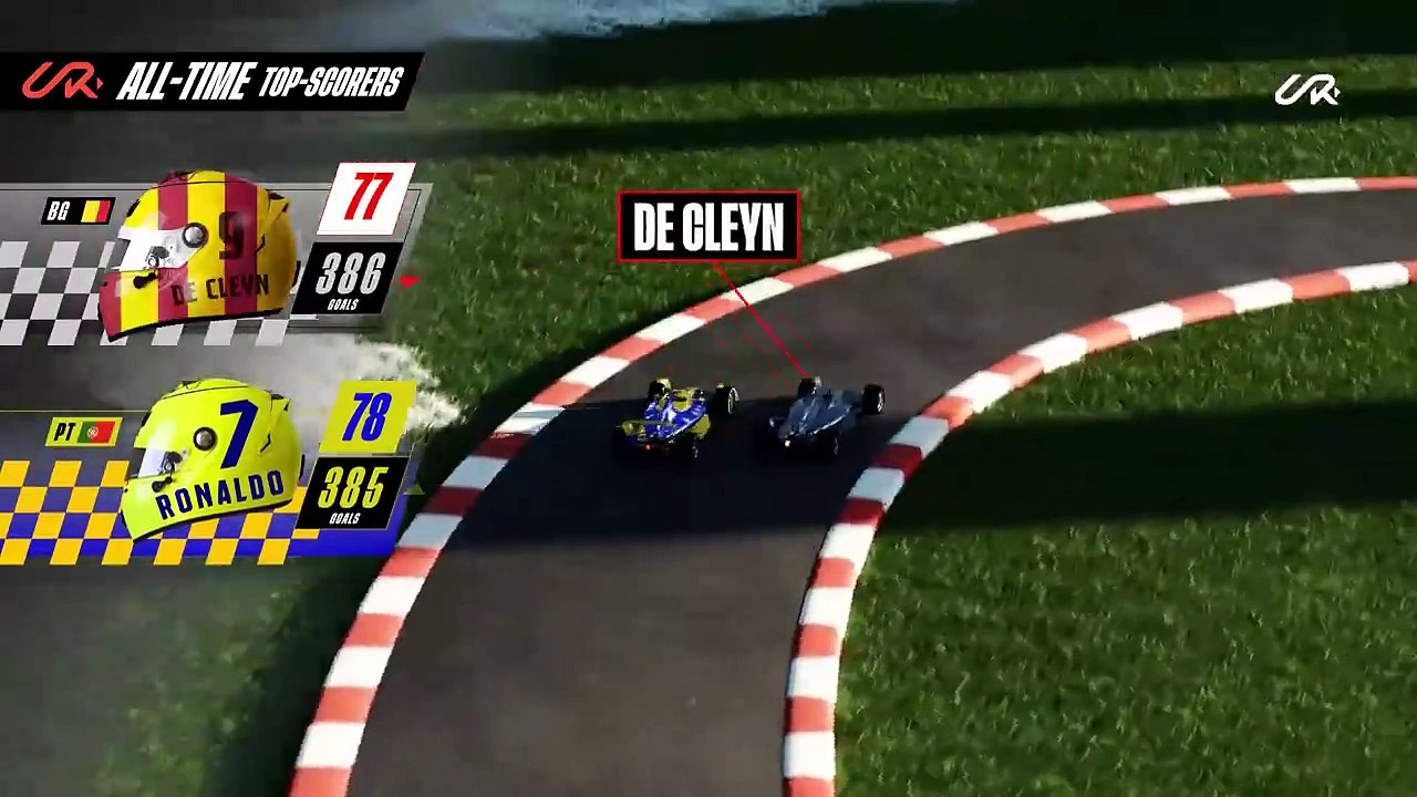 _The craziest race of Cristiano Ronaldo on his CR7 racing car # ...