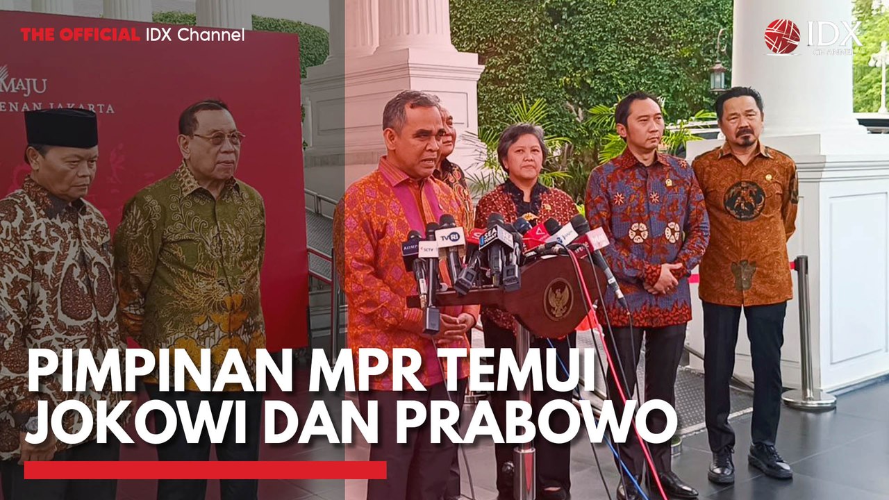 Pimpinan MPR Temui Jokowi dan Prabowo - video Dailymotion