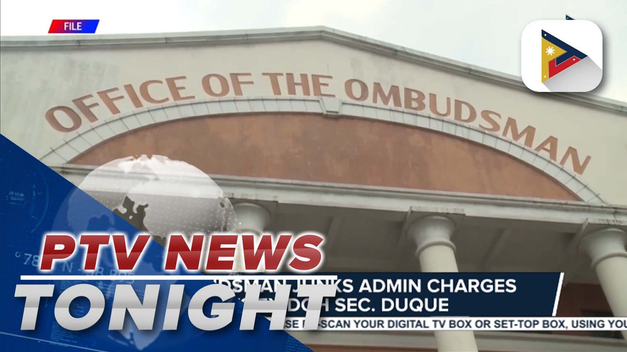 Ombudsman junks admin charges vs. ex-DOH Sec. Duque - video Dailymotion