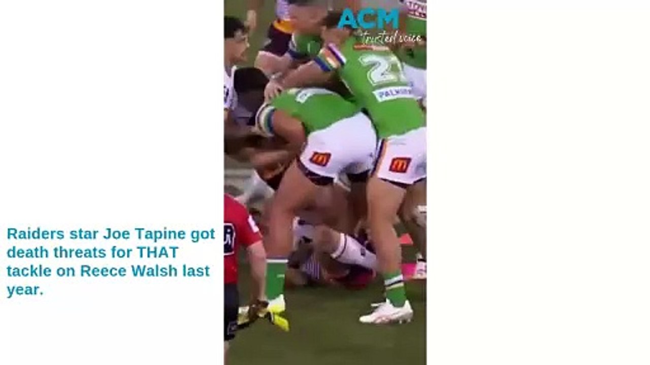Tapine's Walsh tackle. Footage Raiders Media - video Dailymotion