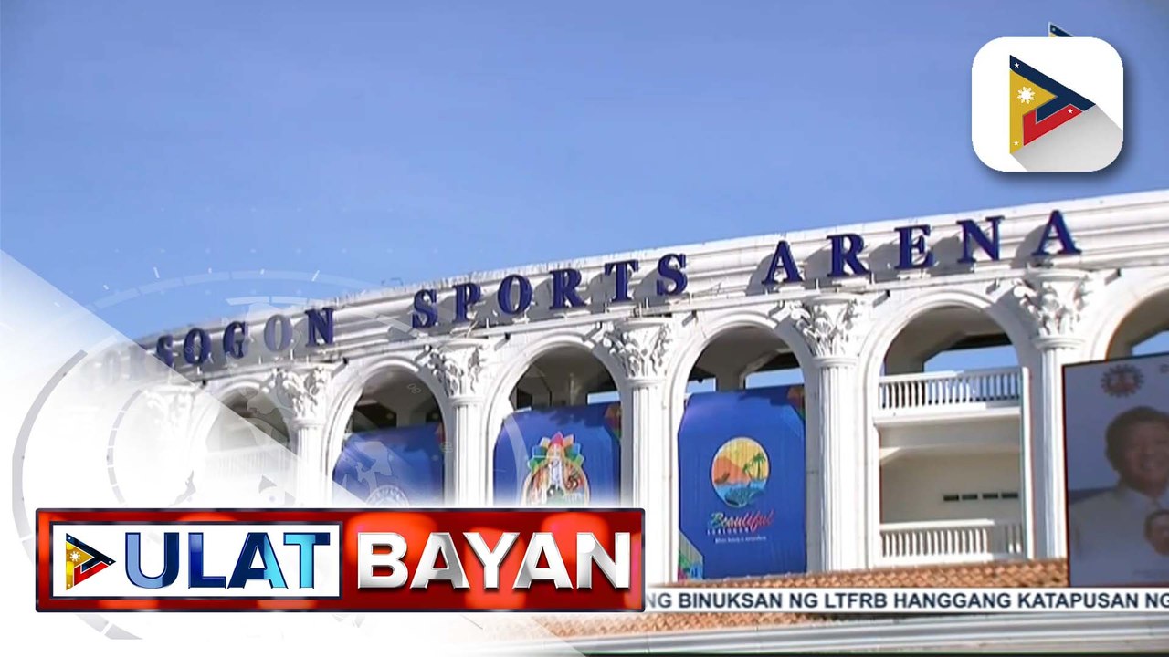 Unveiling ceremony ng Sorsogon Sports Arena, pinangunahan ni Pres ...