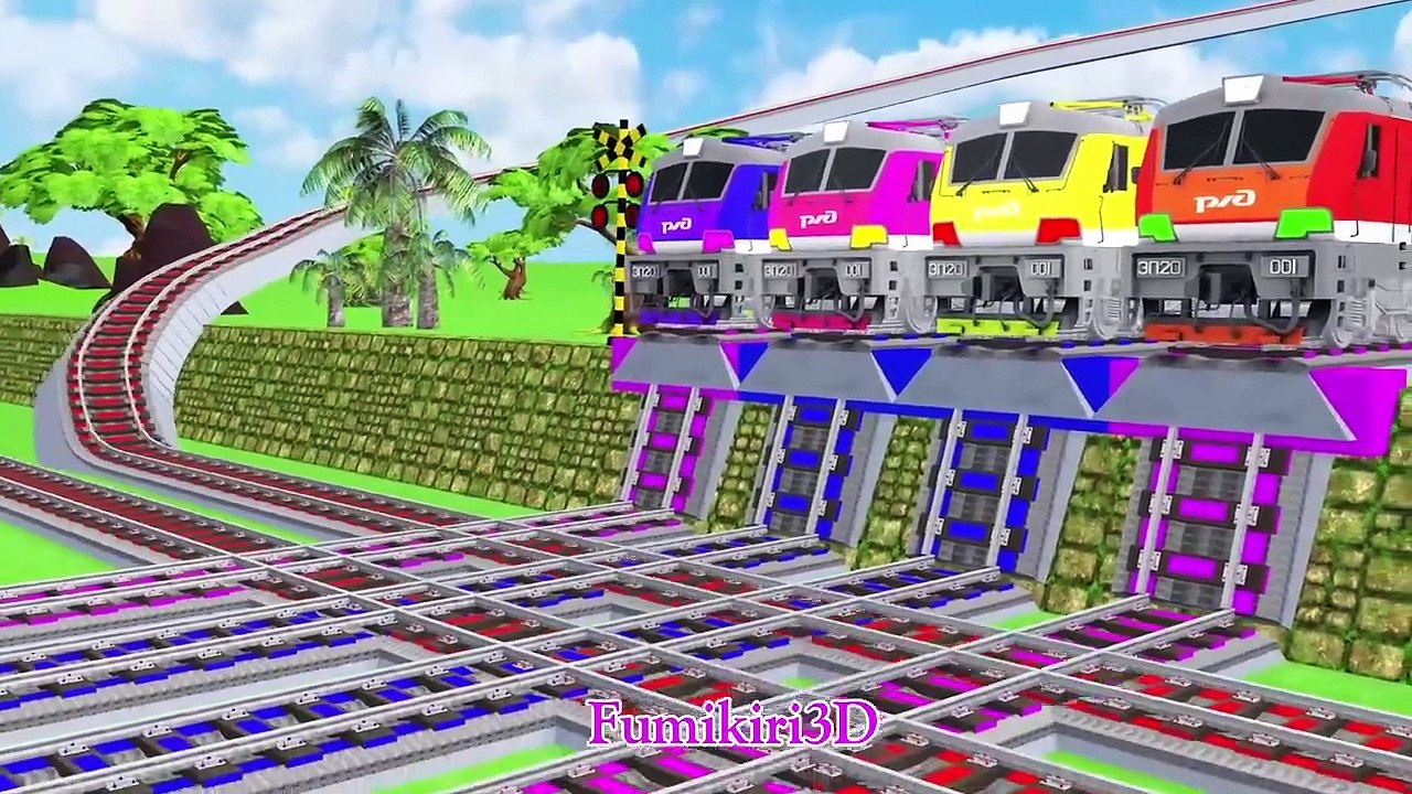 【踏切アニメ】あぶない電車 TRAIN Thomas 2024 Fumikiri 3D Railroad Crossing Animation ...
