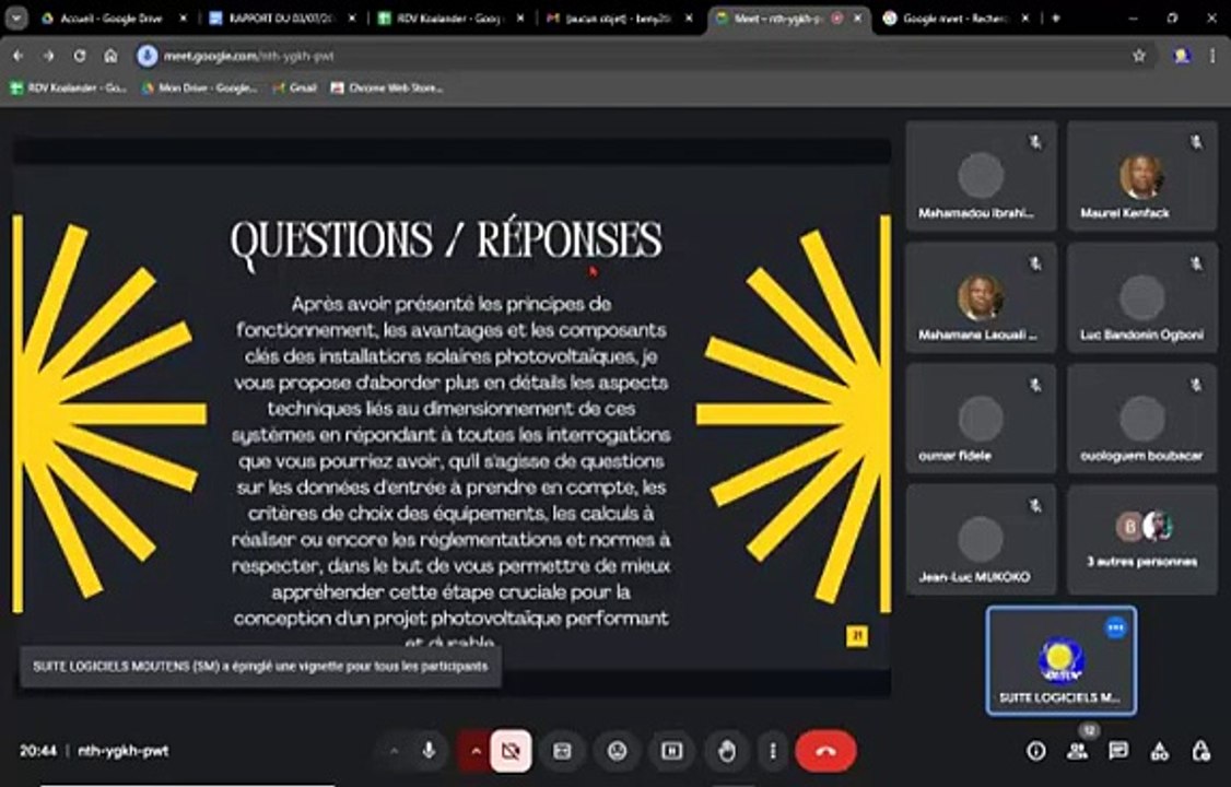 Replay Webinaire 17 - Vidéo Dailymotion