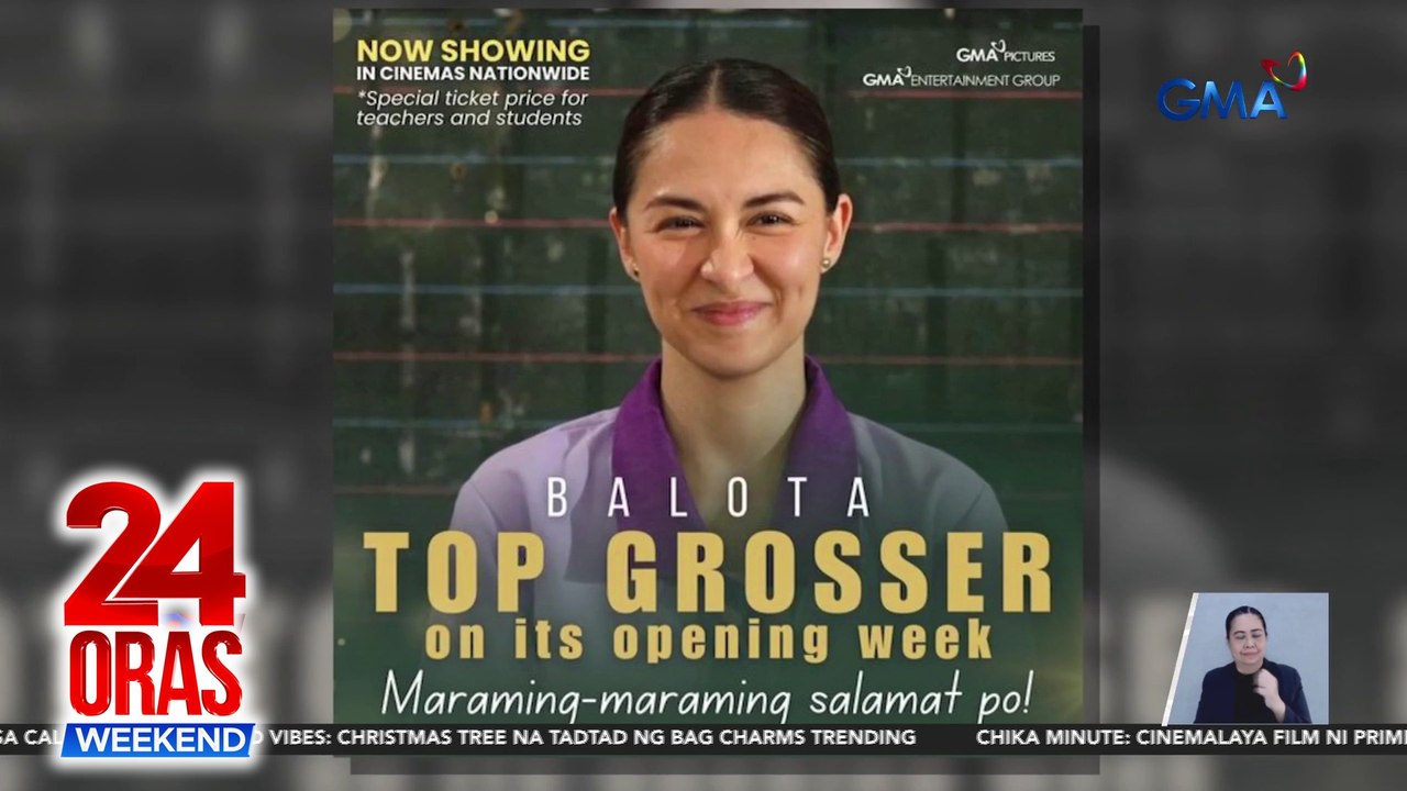 "Balota," certified top grosser sa unang linggo ng pagbabalik sa big ...