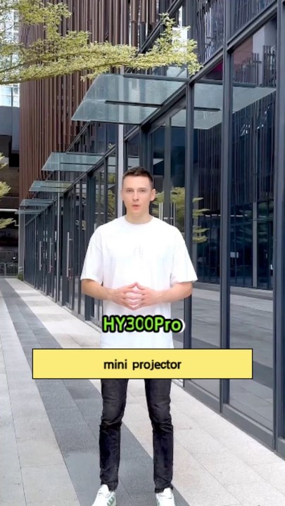 Mini video projector HY300 portable lcd smart home theater projector hy ...