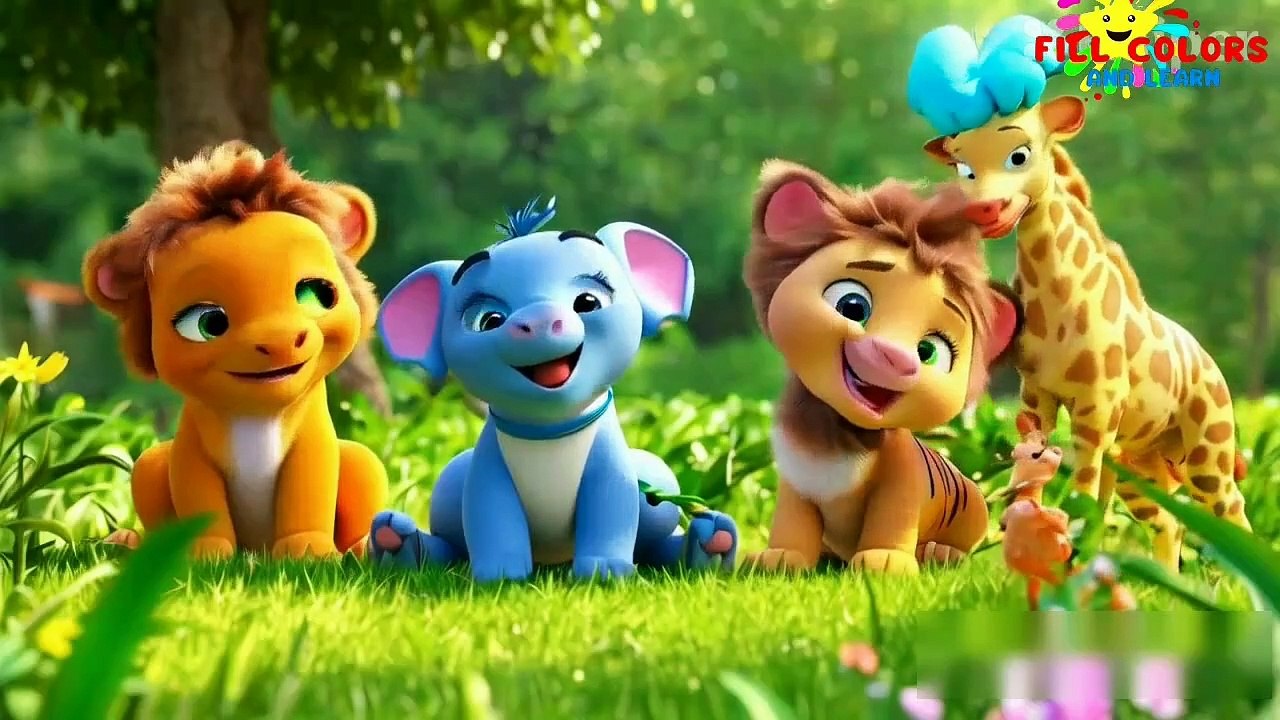 the animal kingdom school | kids songs | nursery rhymes | cartoon ...
