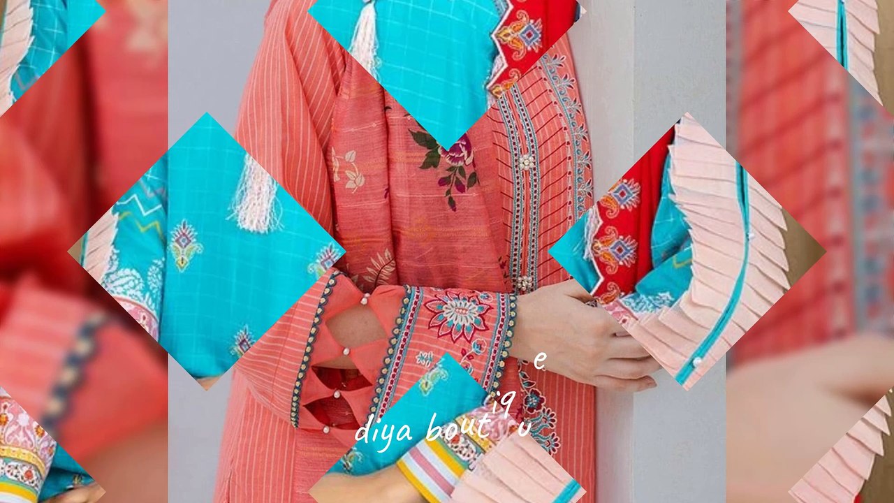 Dress Designing And Stitching Ideas/Neck Sleeves Trouser Chaak Daman ...