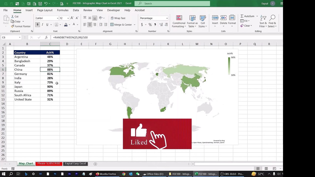 #How to Create 2D Map Charts in Excel: A Step-by-Step Guide - video ...