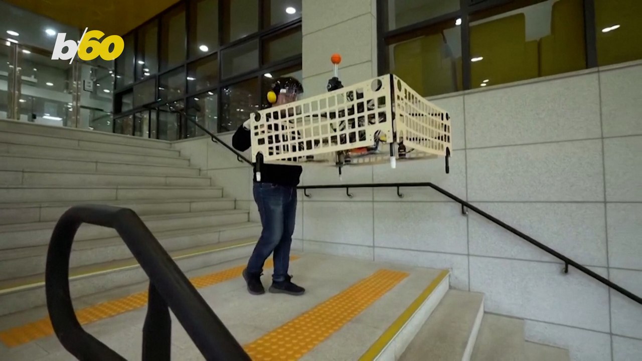 South Korean Inventors Have Created a Flying Shopping Cart - video ...