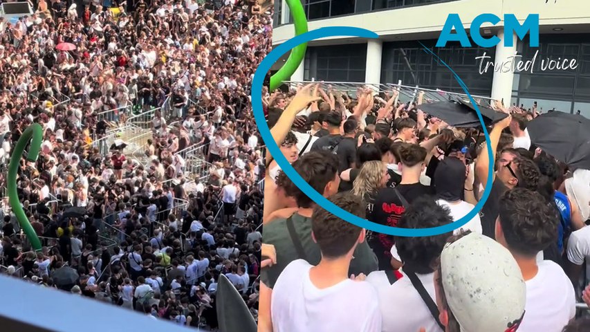 Travis Scott Australia tour: fans throw bottles, fling barricades ...