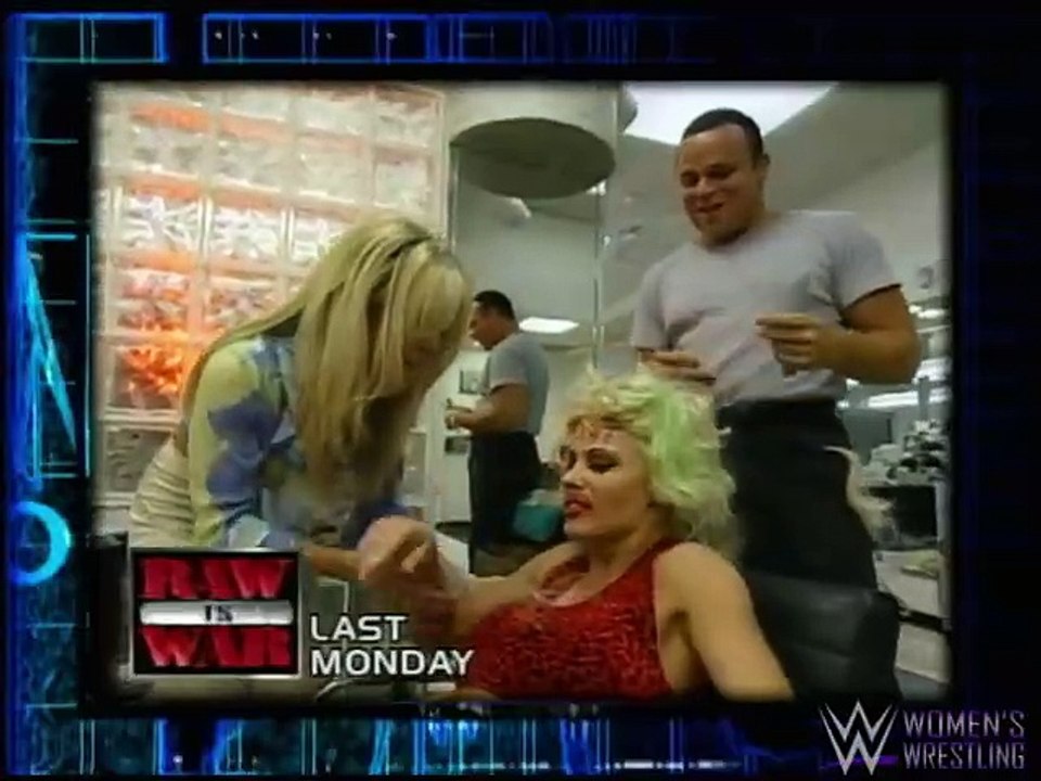 WWE SD - The Kat & Mae Young vs. Terri Runnels & Fabulous Moolah ...