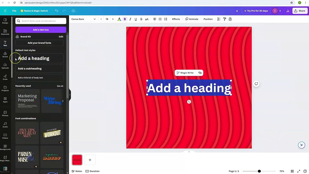 Typography Poster Design in Canva l easy Canva l Canva Tutorial - video Dailymotion