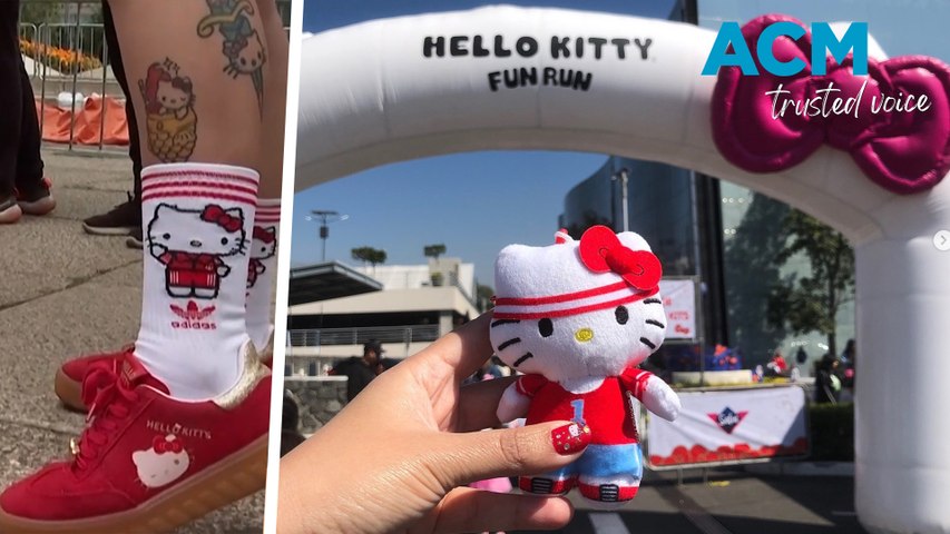Annual Hello Kitty fun run celebrates cartoon's 50th anniversary ...