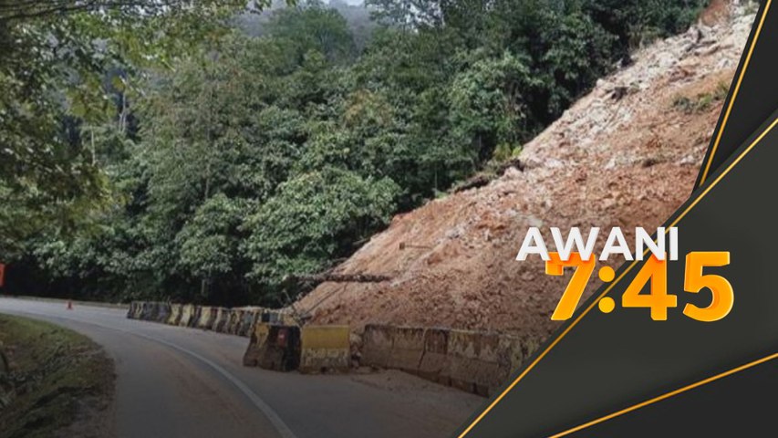 Kilometer 43.4 Jalan Simpang Pulai - Cameron Highlands ditutup | Astro ...