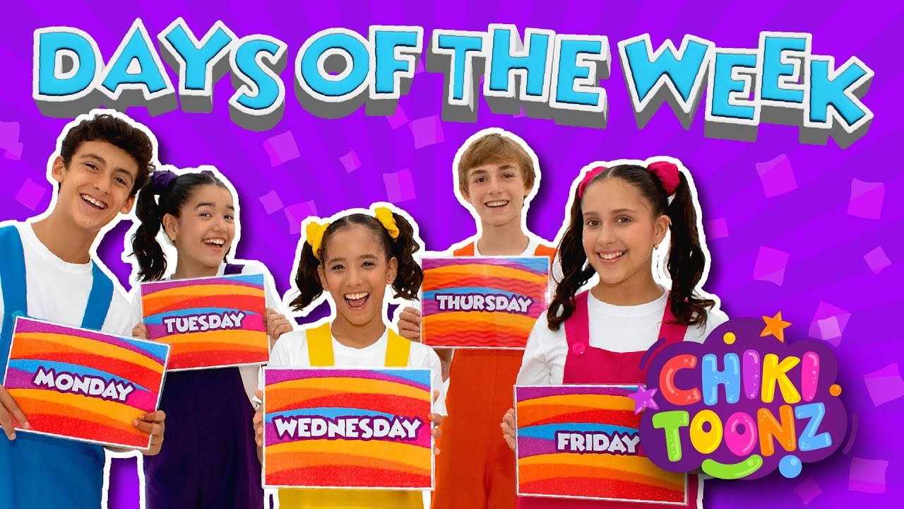 Days Of The Week - Chiki Version | Música para niños - Vídeo Dailymotion
