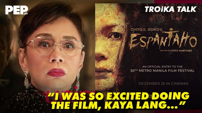 Vilma Santos bakit mas pinili ang "Uninvited" kesa sa "Espantaho"? | PEP Troika Talk