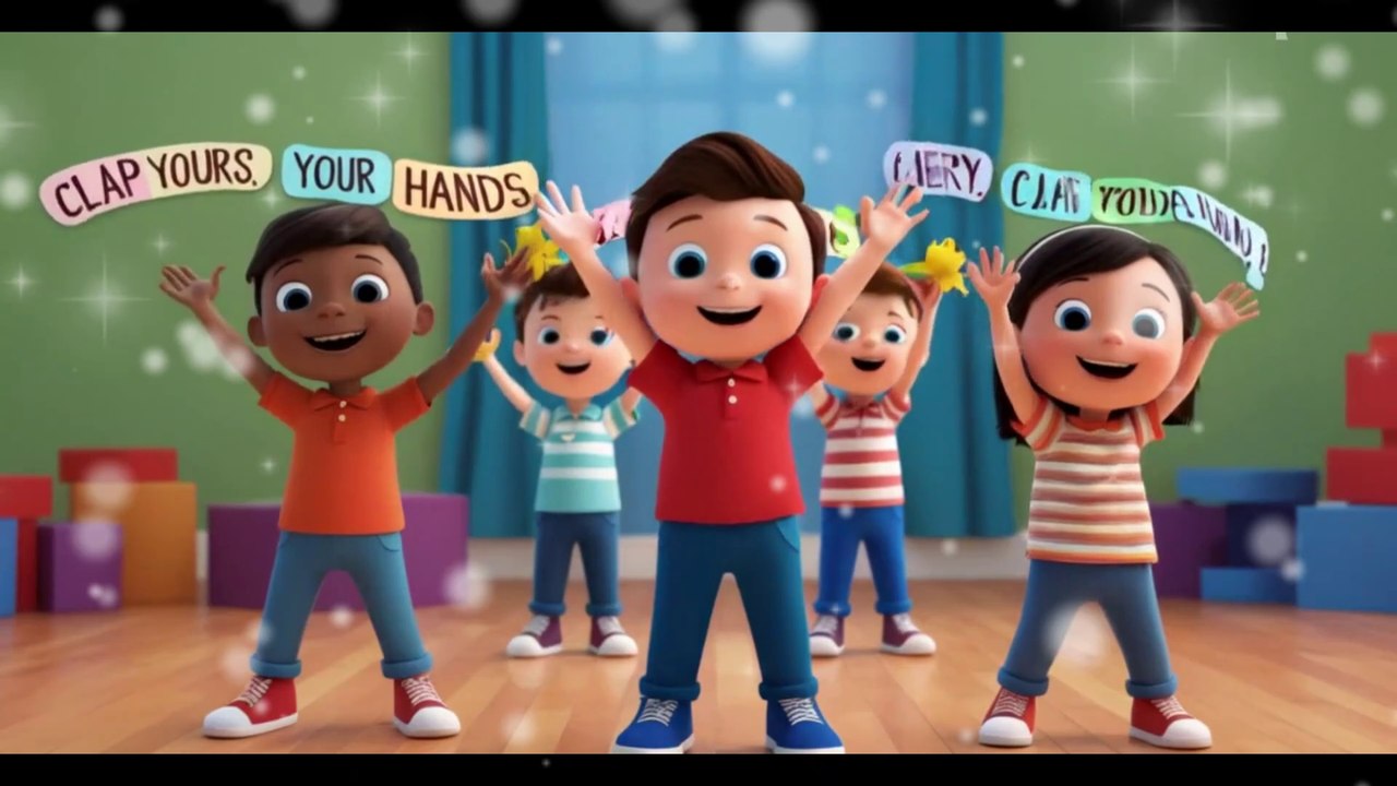 "CLAP YOUR HANDS" SONG for KIDS Fun & Catchy Tune! || clap your hands ...