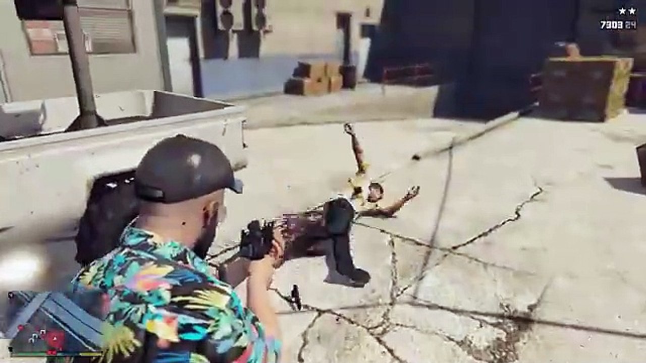 GTA 5 - Fight With Madrazo Cartel Five Star Escape Vol.1 - video ...