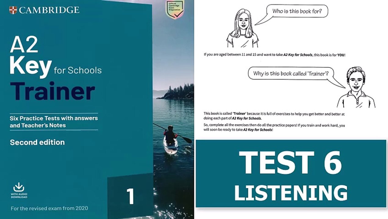 KET Listening - Cambridge A2 Key for Schools TRAINER 1 Second Edition ...
