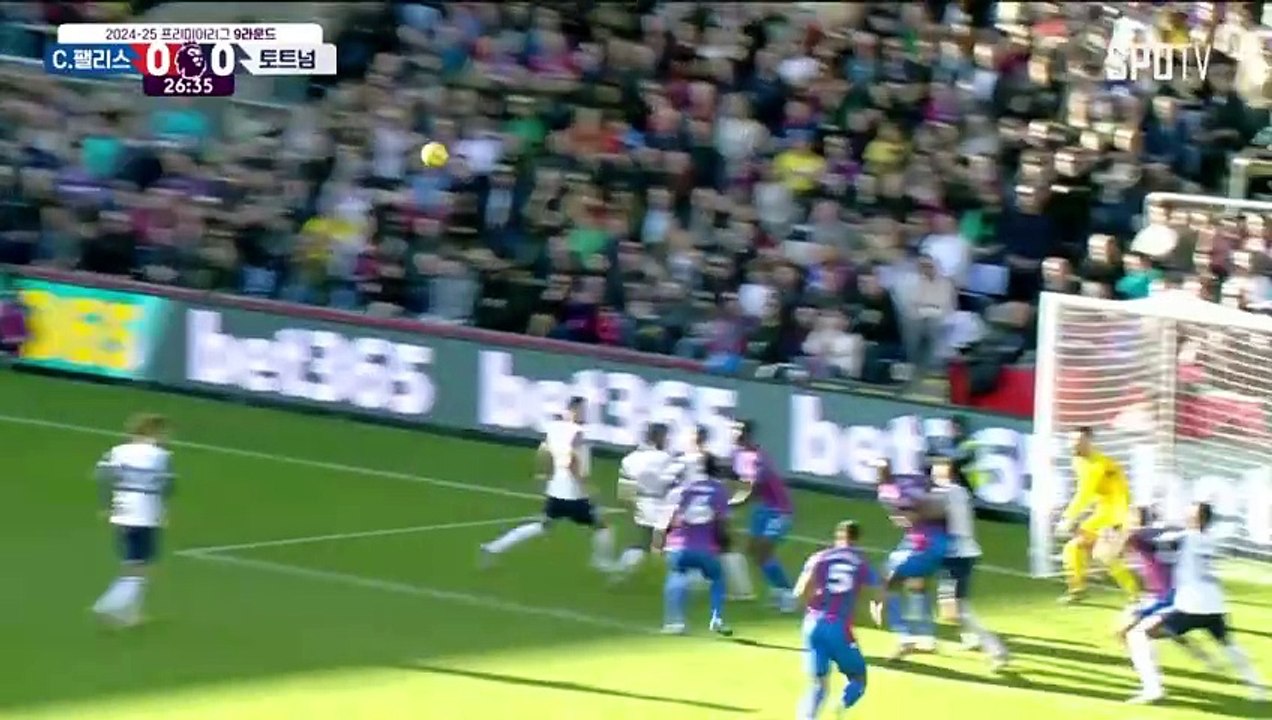 스포츠중계 빠른티비 [PL] 9R C.팰리스 vs 토트넘 하이라이트 2024.10.27 (일) 2300 - 동영상 Dailymotion