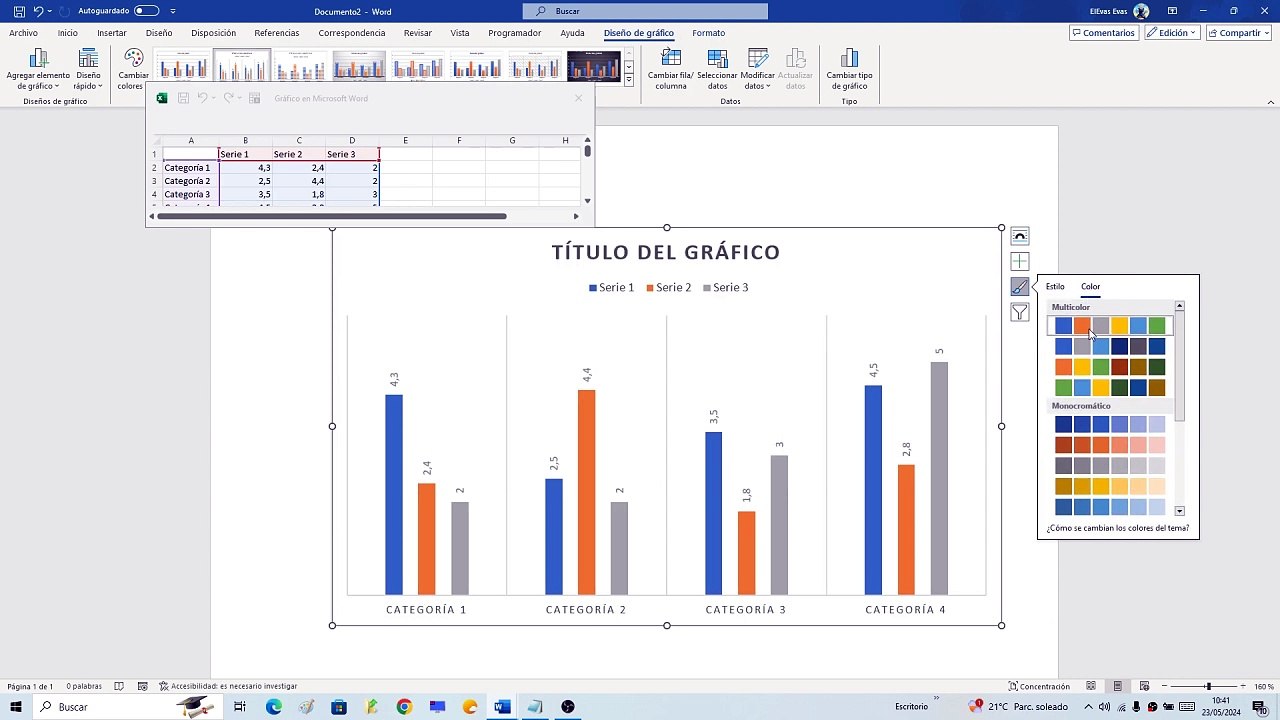 Como CREAR una GRÁFICA ESTADÍSTICA en WORD FÁCIL y RÁPIDO - Vídeo ...