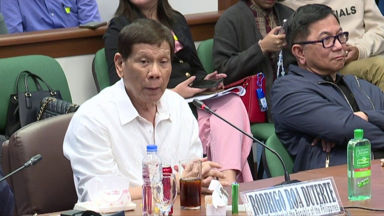 Former Pres. Duterte - "Encourage them to draw their guns" | GMA ...