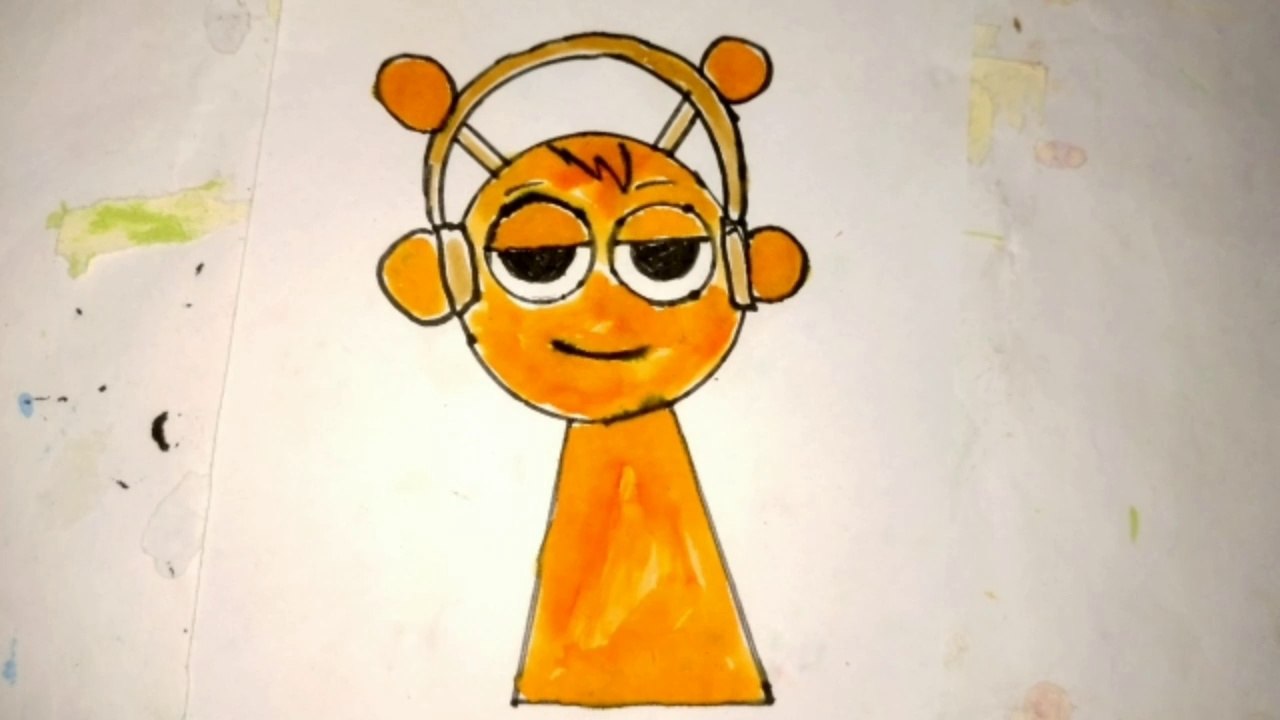 How to draw Oren Incredible Sprunki - video Dailymotion