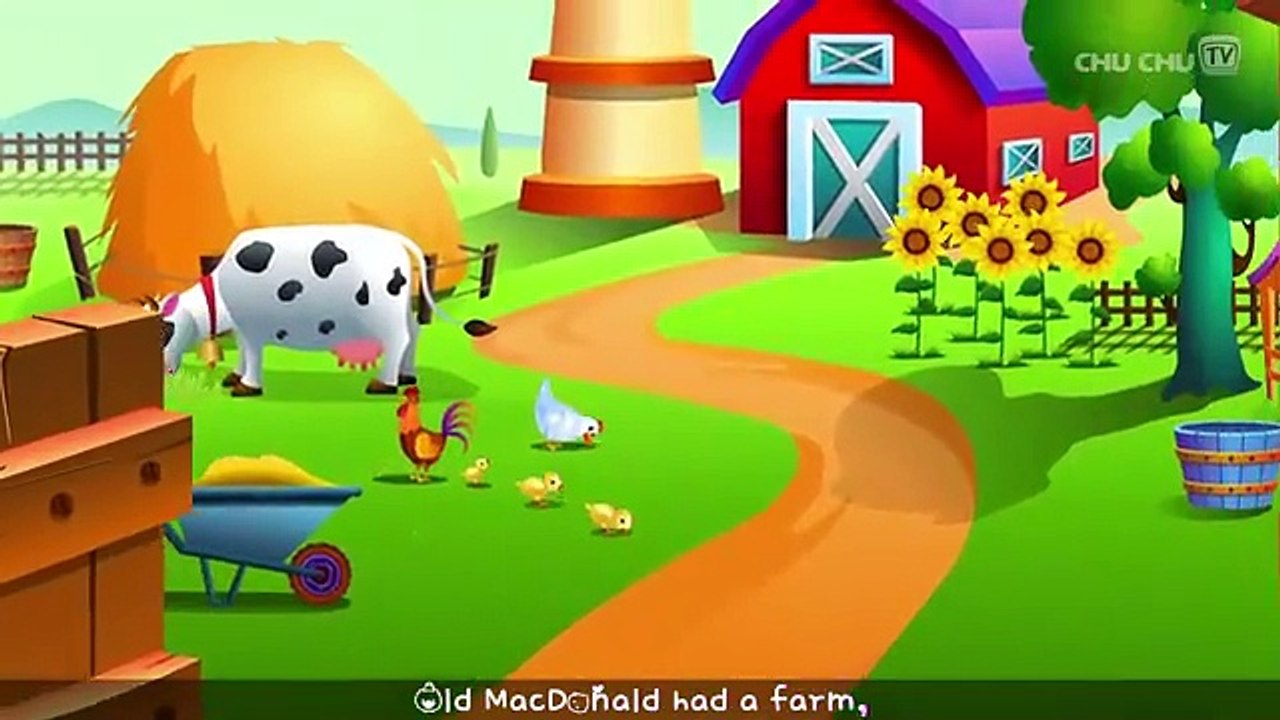 Old MacDonald Had a Farm Nursery Rhyme with Lyrics - Popular Nursery ...