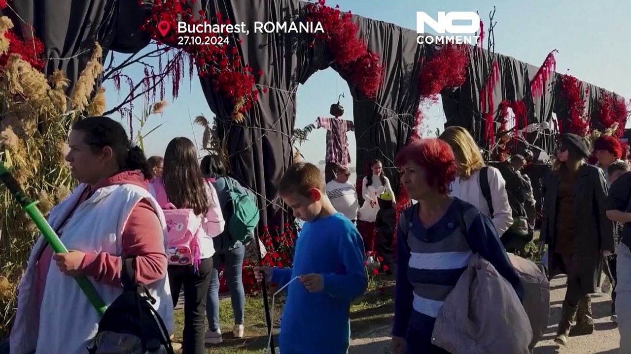 Φεστιβάλ Halloween σε μια "στοιχειωμένη" τοποθεσία στη Ρουμανία - video ...