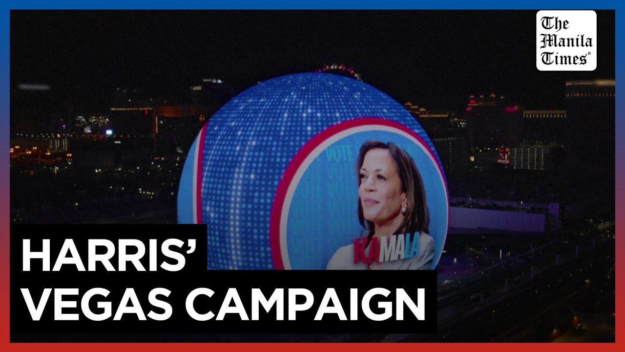 Kamala Harris' campaign to launch political ad on Las Vegas Sphere ...