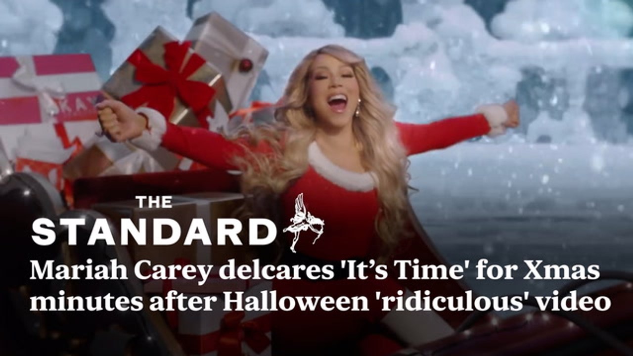 Mariah Carey starts Christmas Countdown minutes after Halloween with ...