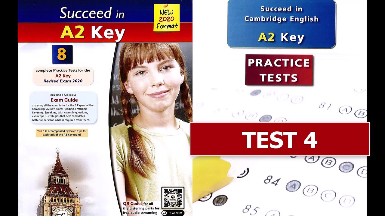 KET Listening - Succeed in A2 Key 8 Practice Tests from 2020 Test 4 ...