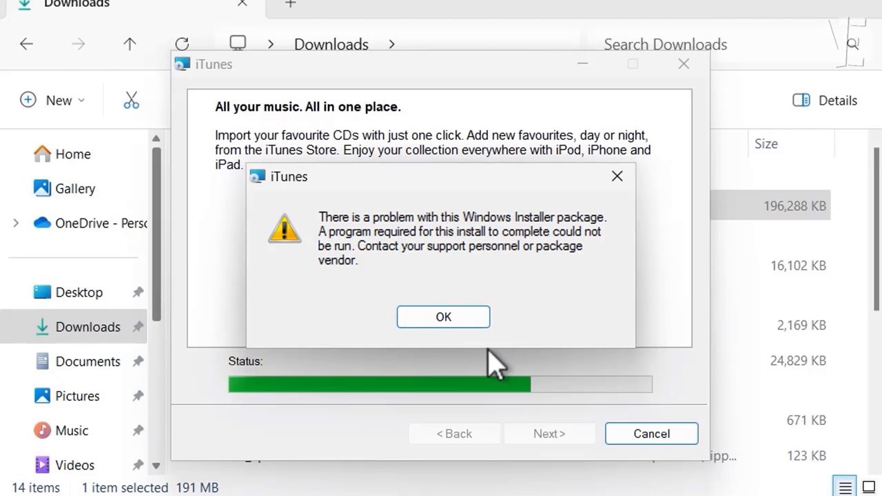 There is a problem with Windows Installer package in Windows 11 / 10 ...