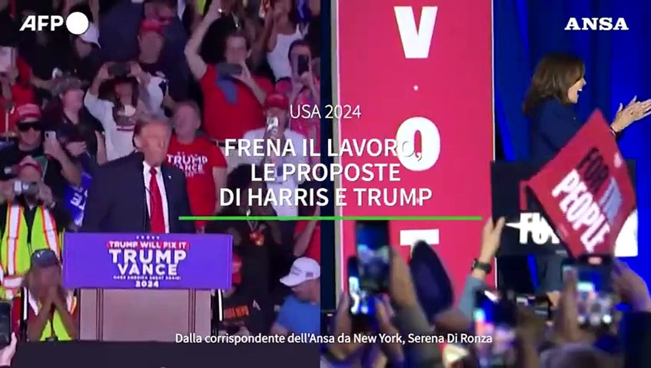 Frena il lavoro, le proposte Di Harris e Trump - Video Dailymotion