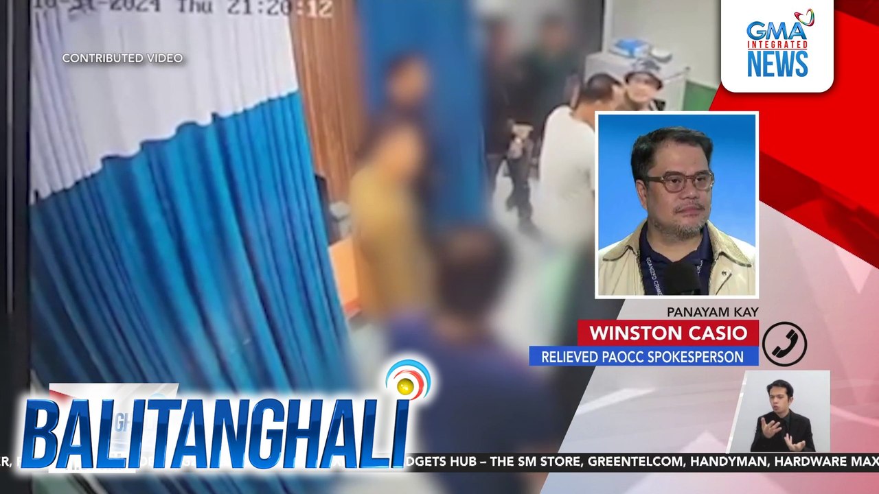 Panayam kay Winston Casio, Relieved PAOCC spokesperson (November 5 ...