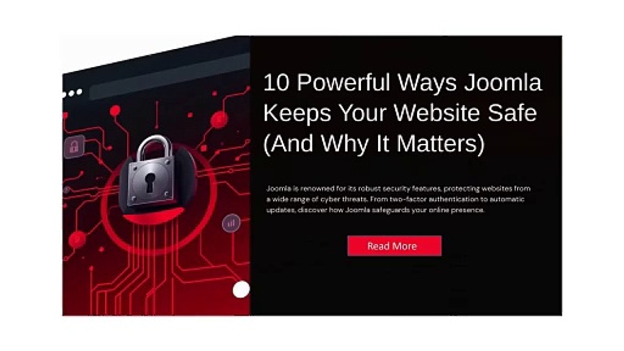 10 Powerful Ways Joomla Keeps Your Website Safe (And Why It Matters) - video Dailymotion