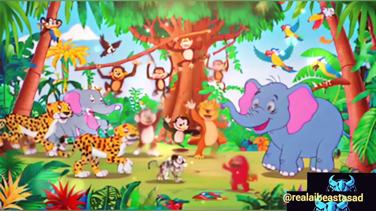"Jungle Jamboree | Animated Animal Song for Kids | Fun Safari Adventure ...