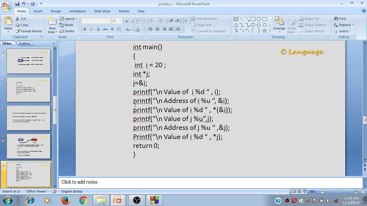 Learn Programming Technique C to Master Skills - Explanation of Pointer - II - video Dailymotion