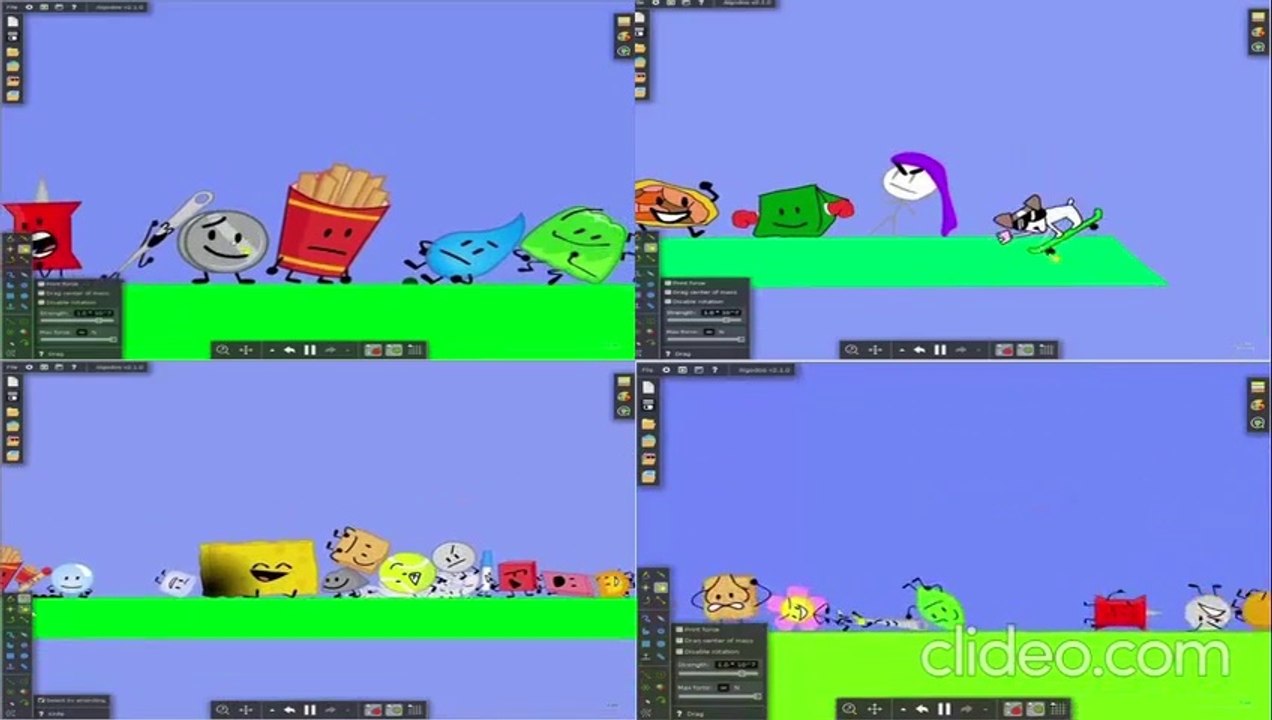 BFDI The Floor is Lava Played at once 4 - video Dailymotion